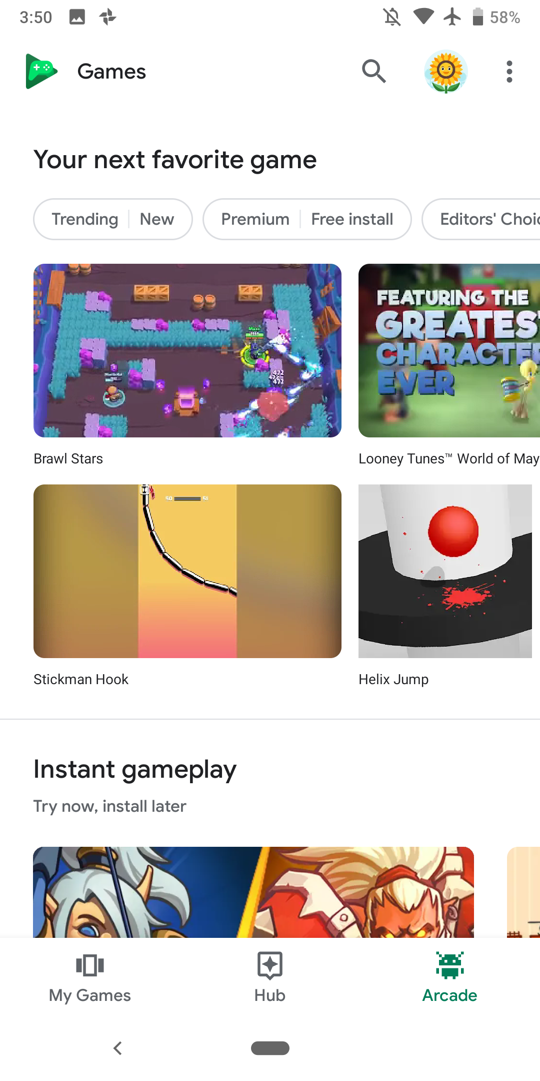 Google Play Games 5.14 adds dark theme, app shortcuts, and more