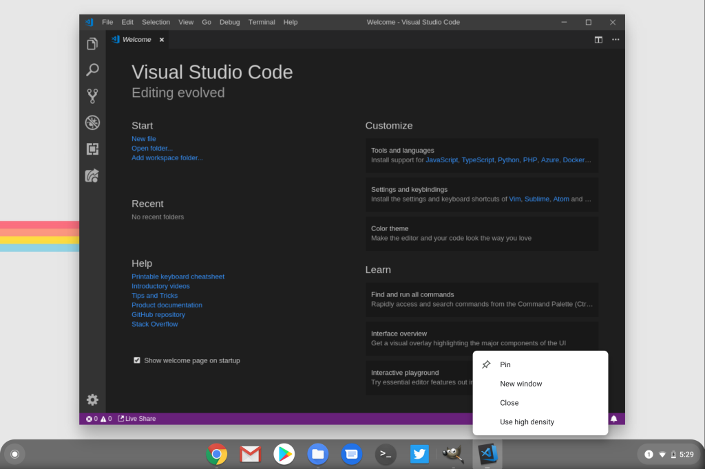 Chrome OS Linux apps get new display density toggle - 9to5Google