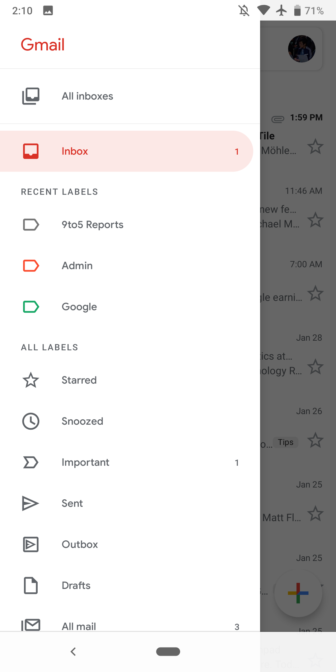Hands on: Gmail for Android’s Google Material Theme isn’t radical ...