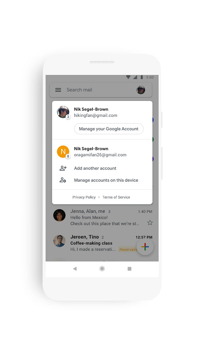 Gmail for Android and iOS revamped with Google Material Theme, rolling ...