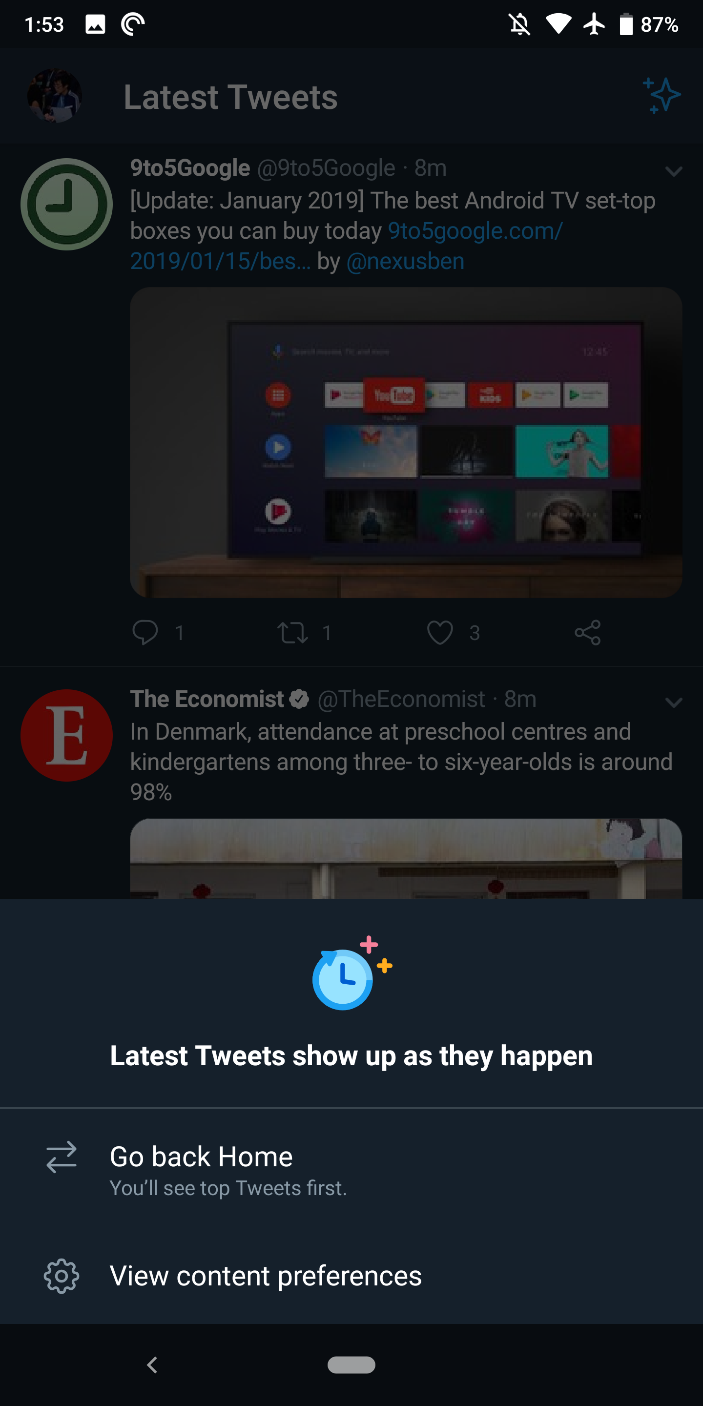 Twitter for Android rolling out reverse-chronological timeline - 9to5Google