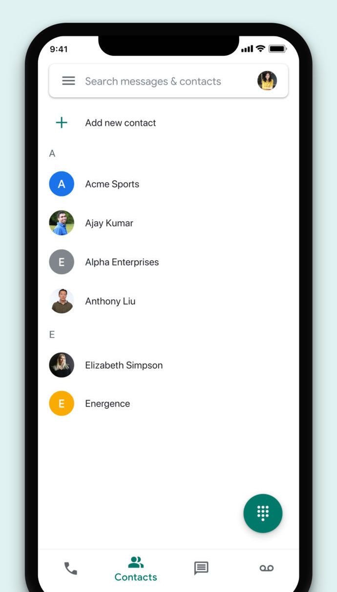 Google Voice for iOS rolling out Material Theme redesign