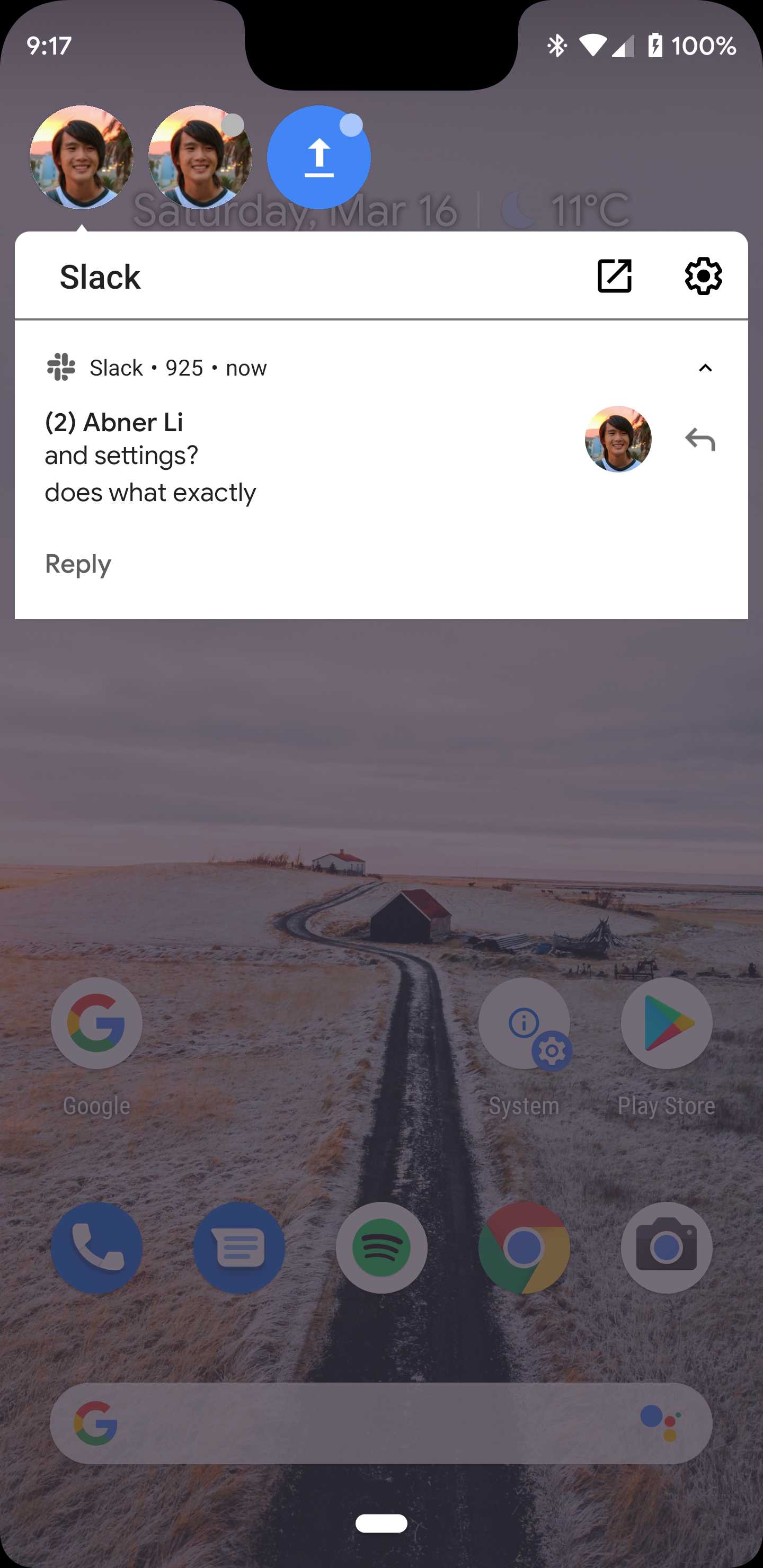 Android Q testing chat head 'bubbles' for notifications - 9to5Google