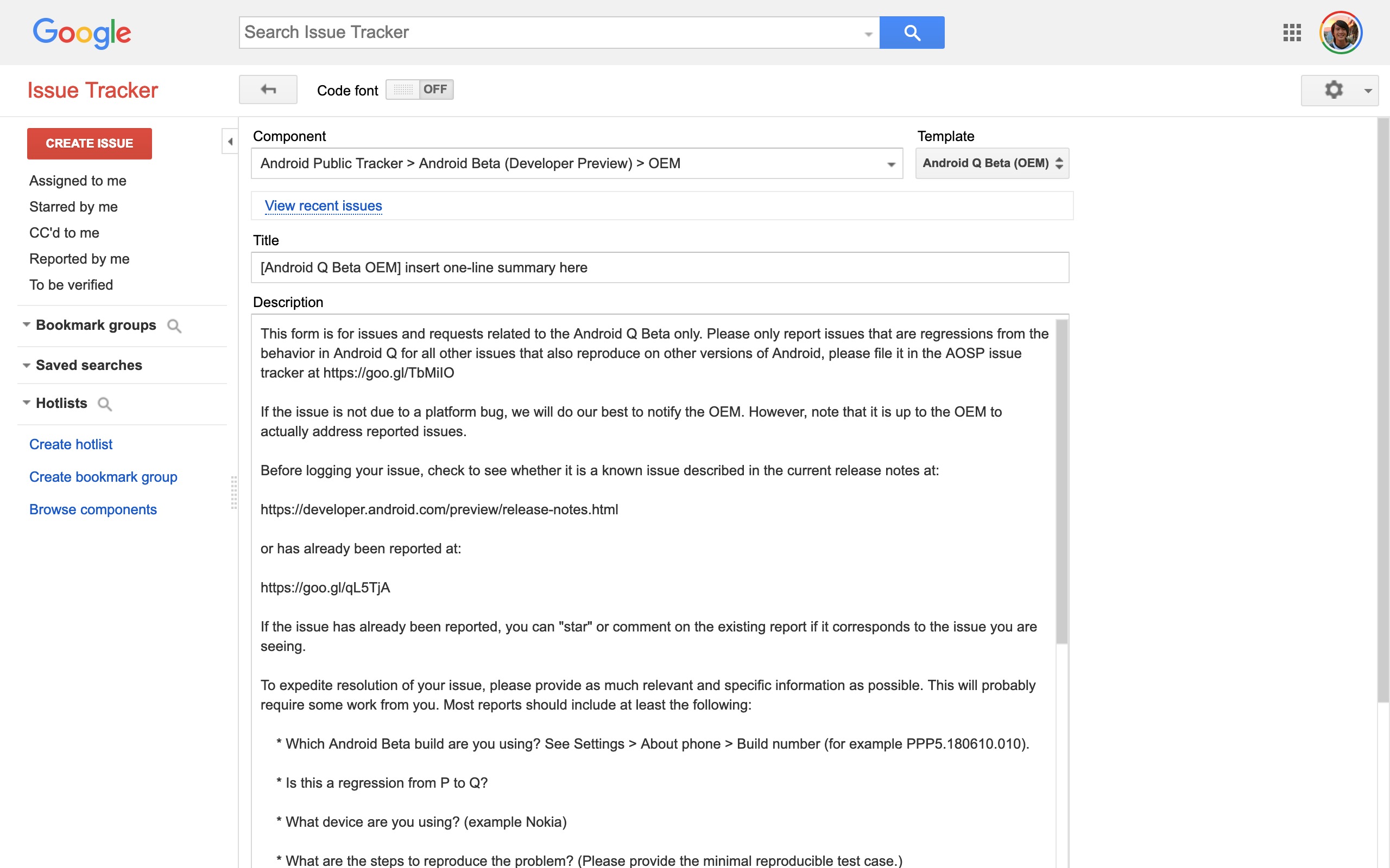 Google opens Android Q bug tracker, more OEMs joining Beta - 9to5Google