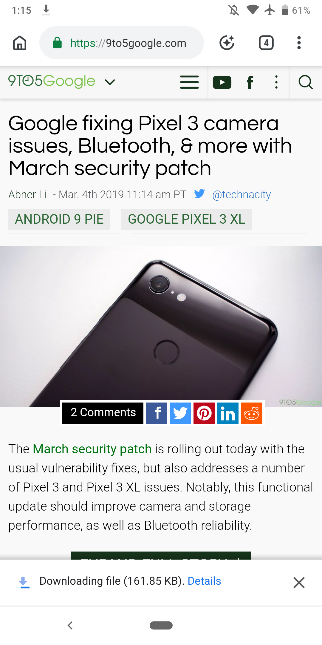 Chrome 73 for Android rolling out w/ revamped Downloads UI, Omnibar ...