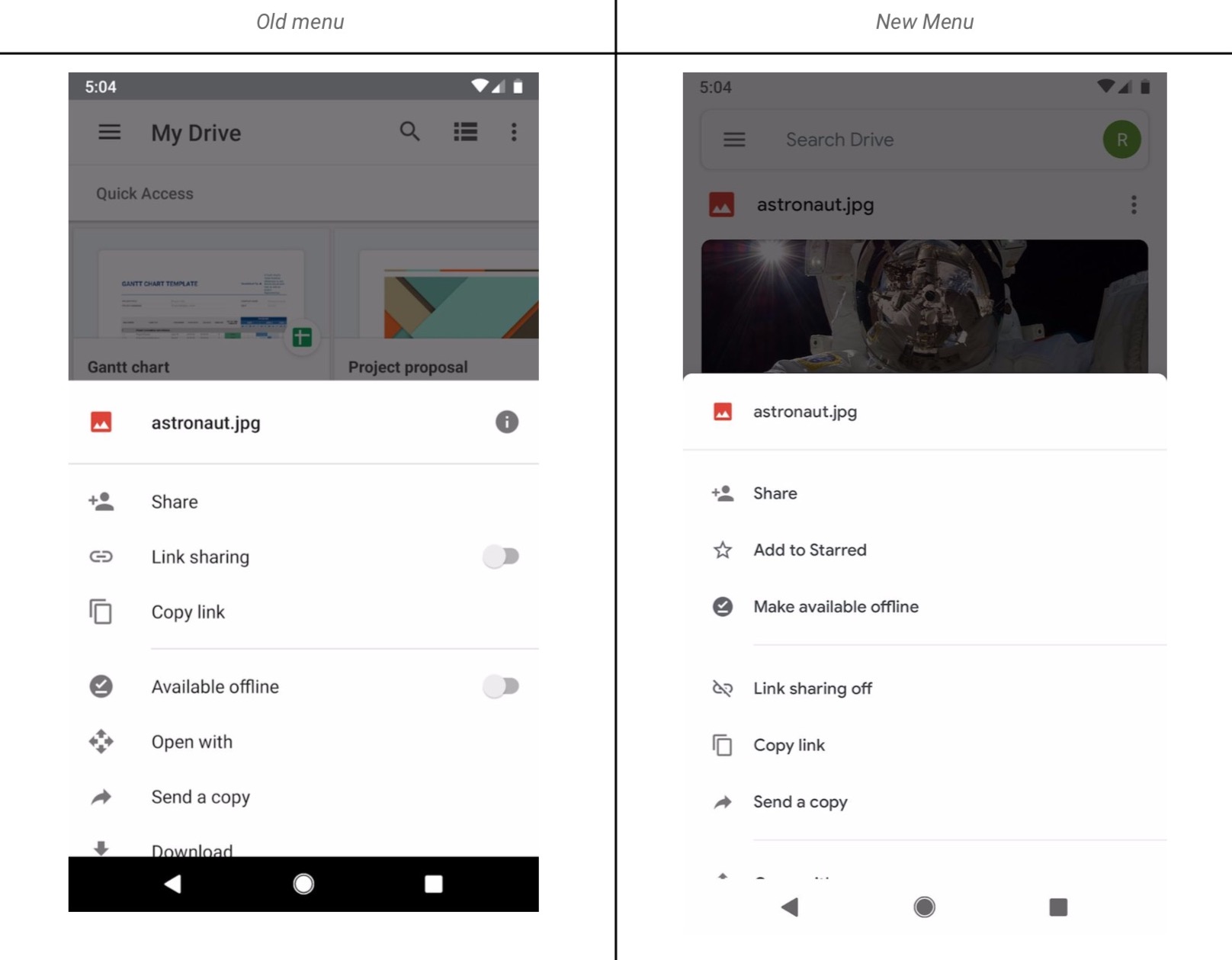 Google Material Theme begins rolling out to Google Drive for Android ...