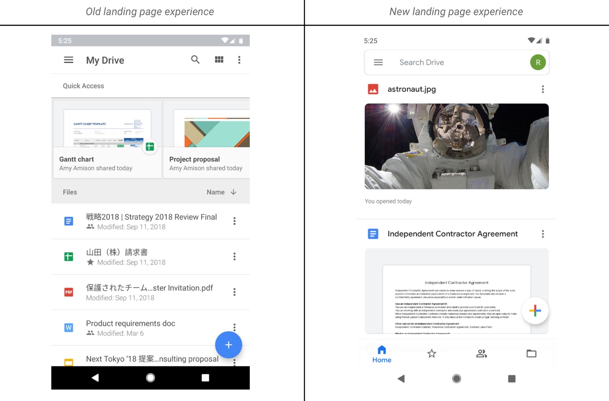 Google Material Theme begins rolling out to Google Drive for Android ...