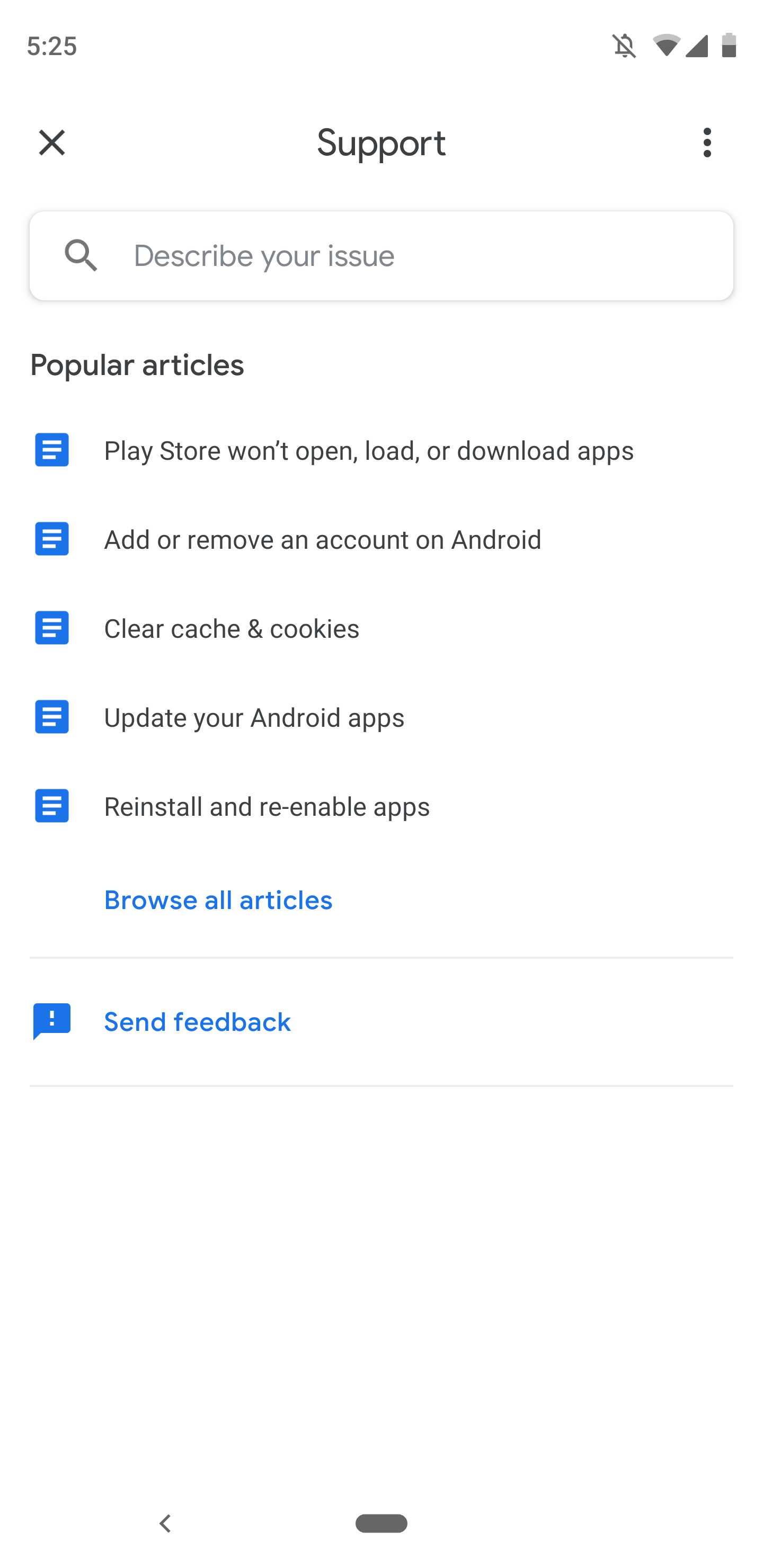 Google testing Material Theme tweaks for 'Help & feedback' - 9to5Google