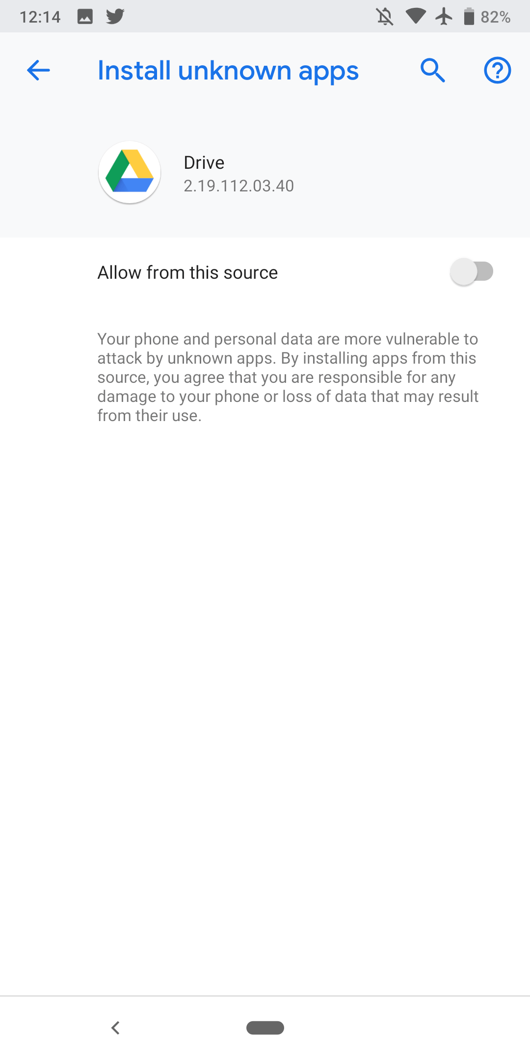Android Q currently disables 'Install unknown apps' permission after ...