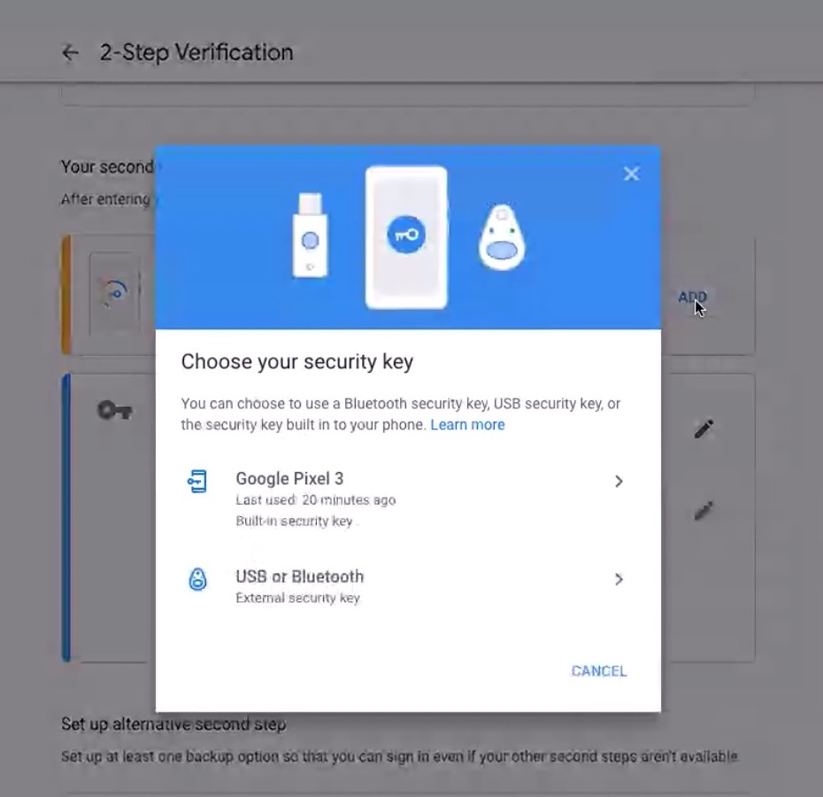 [Update: Now generally available] All Android 7+ phones are now 2FA ...