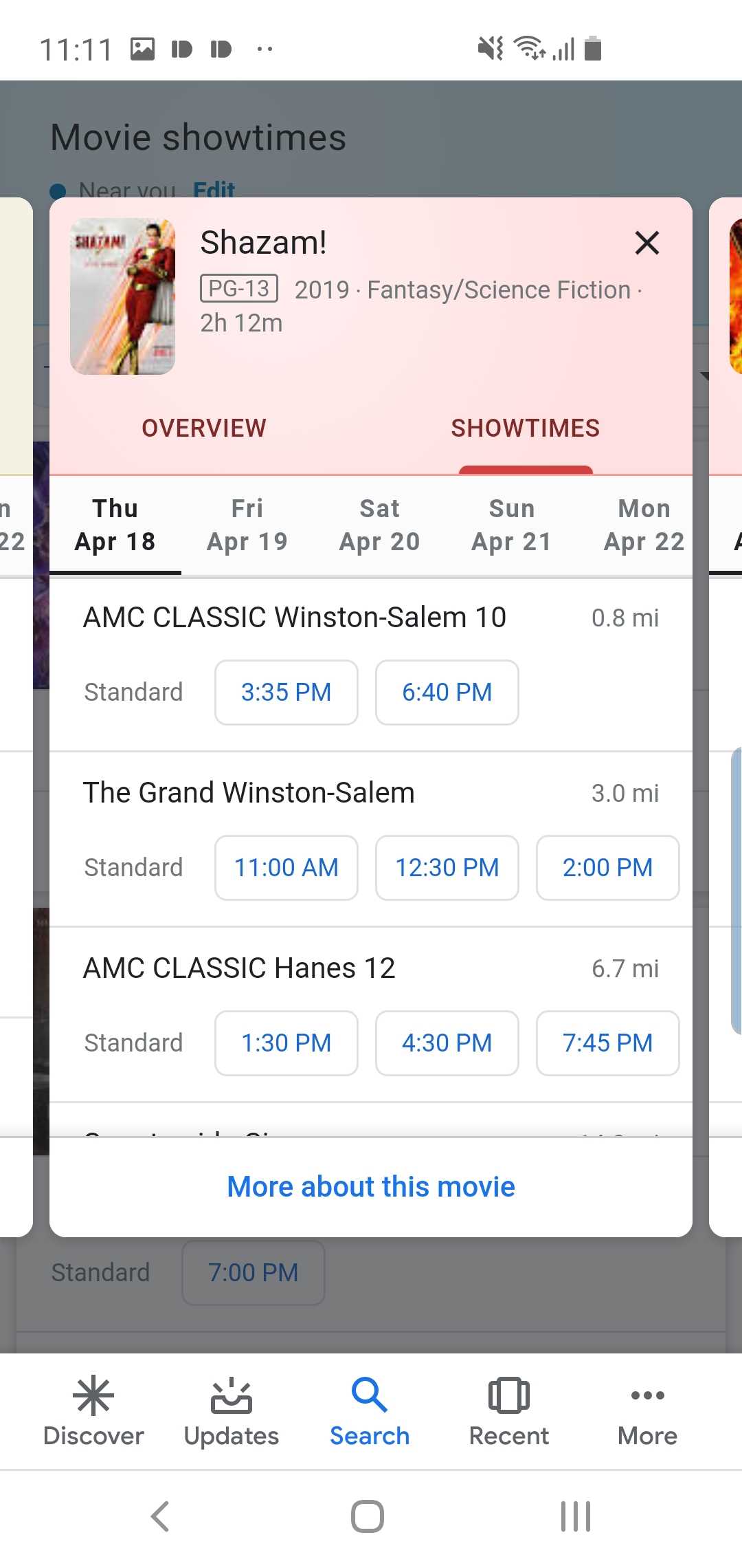 Google search cards for weather, movie times get redesigned - 9to5Google