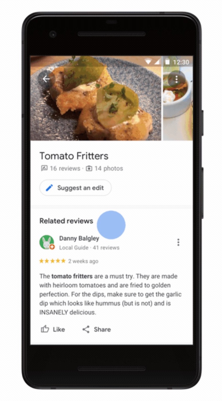Google Maps now highlights 'Popular dishes' with images - 9to5Google