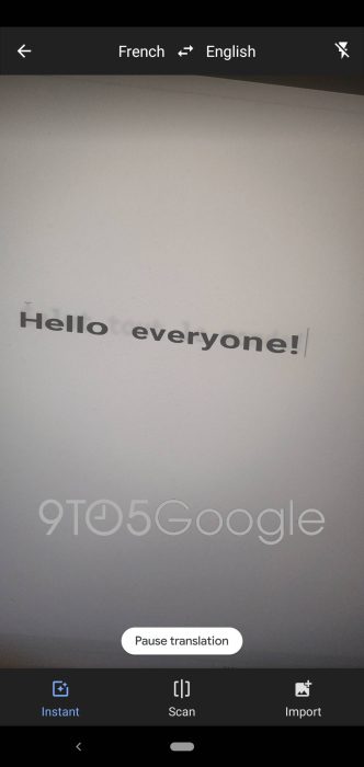 Google Translate Instant camera overlays translations, auto detects ...