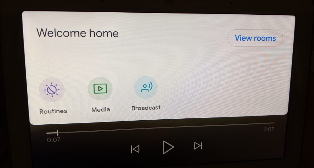 You can start Routines from Home View on Smart Displays - 9to5Google