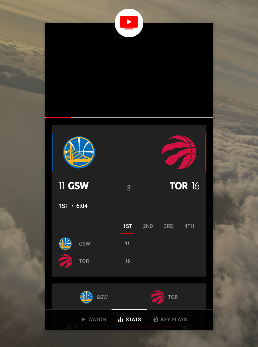 YouTube TV testing sports dashboard with stats, highlights - 9to5Google
