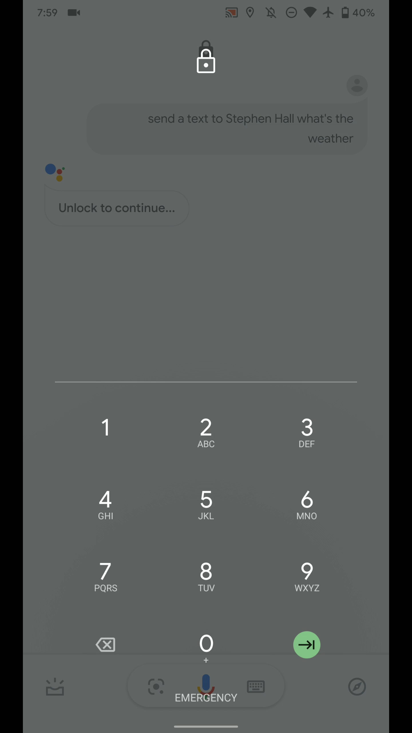 Google Assistant tests sending texts directly from the Android lockscreen