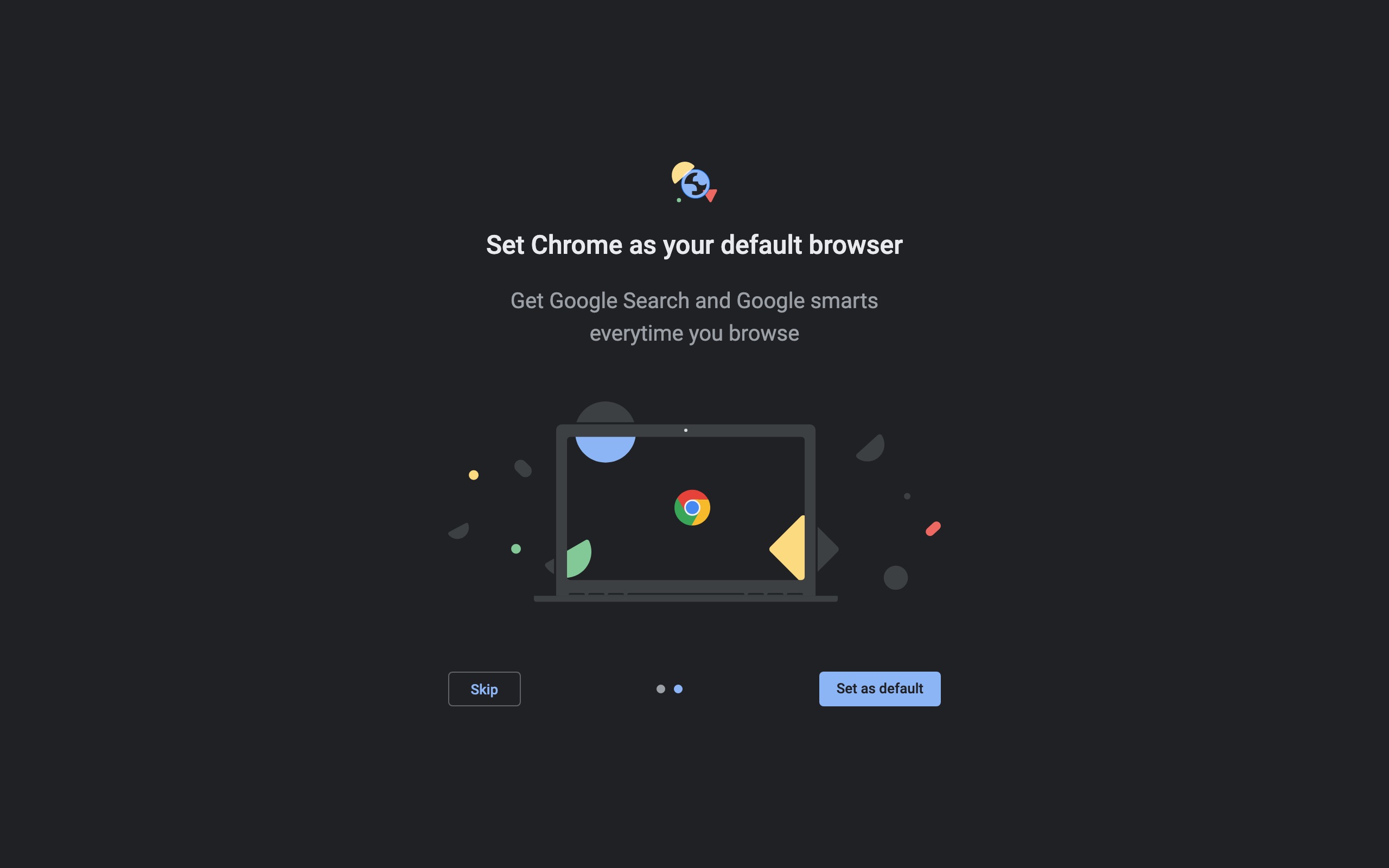 Chrome 77 beta: New welcome screen, preps customizing New Tab page ...