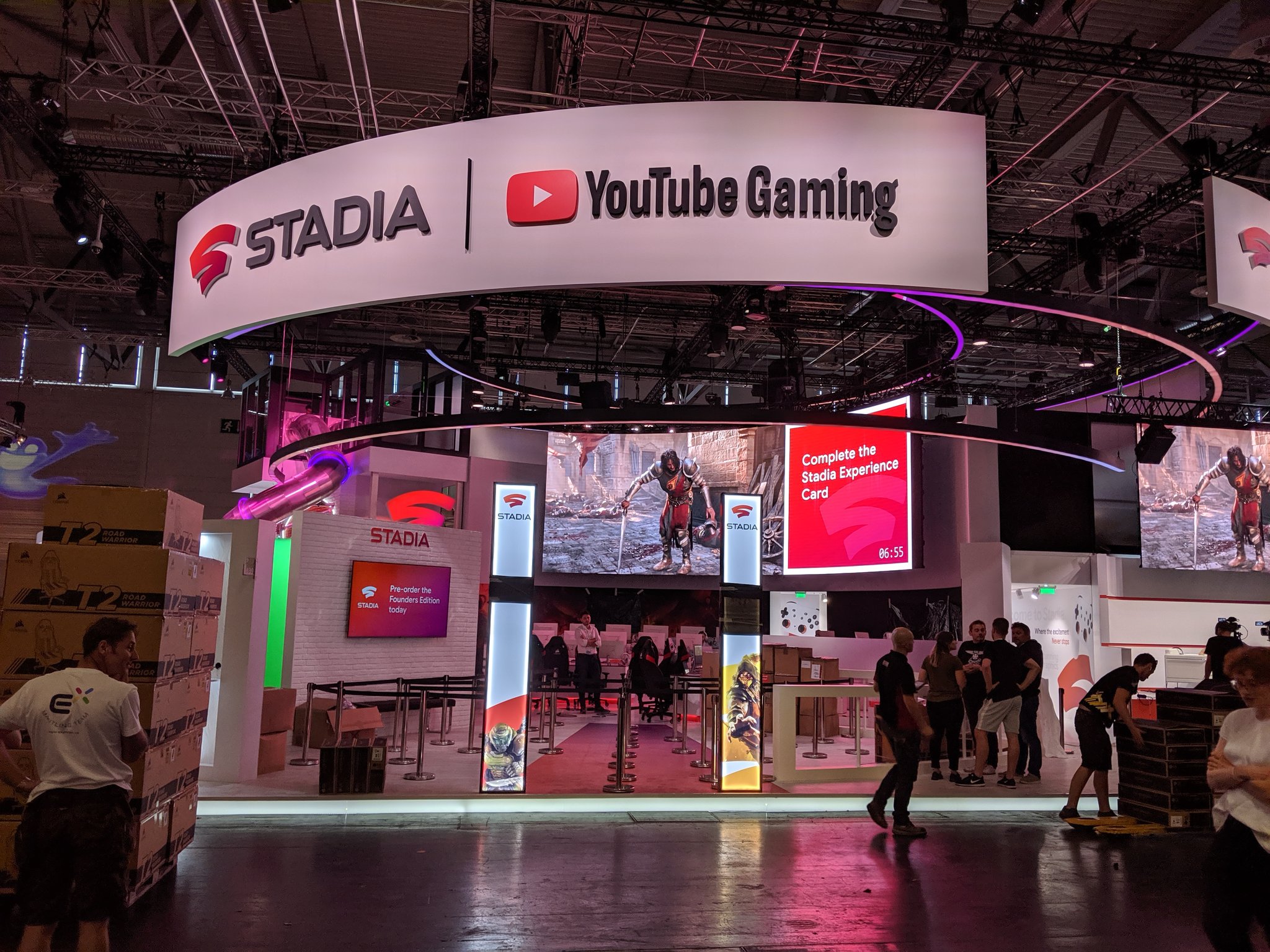 Google Stadia has a slide at its Gamescom booth [Gallery] - 9to5Google