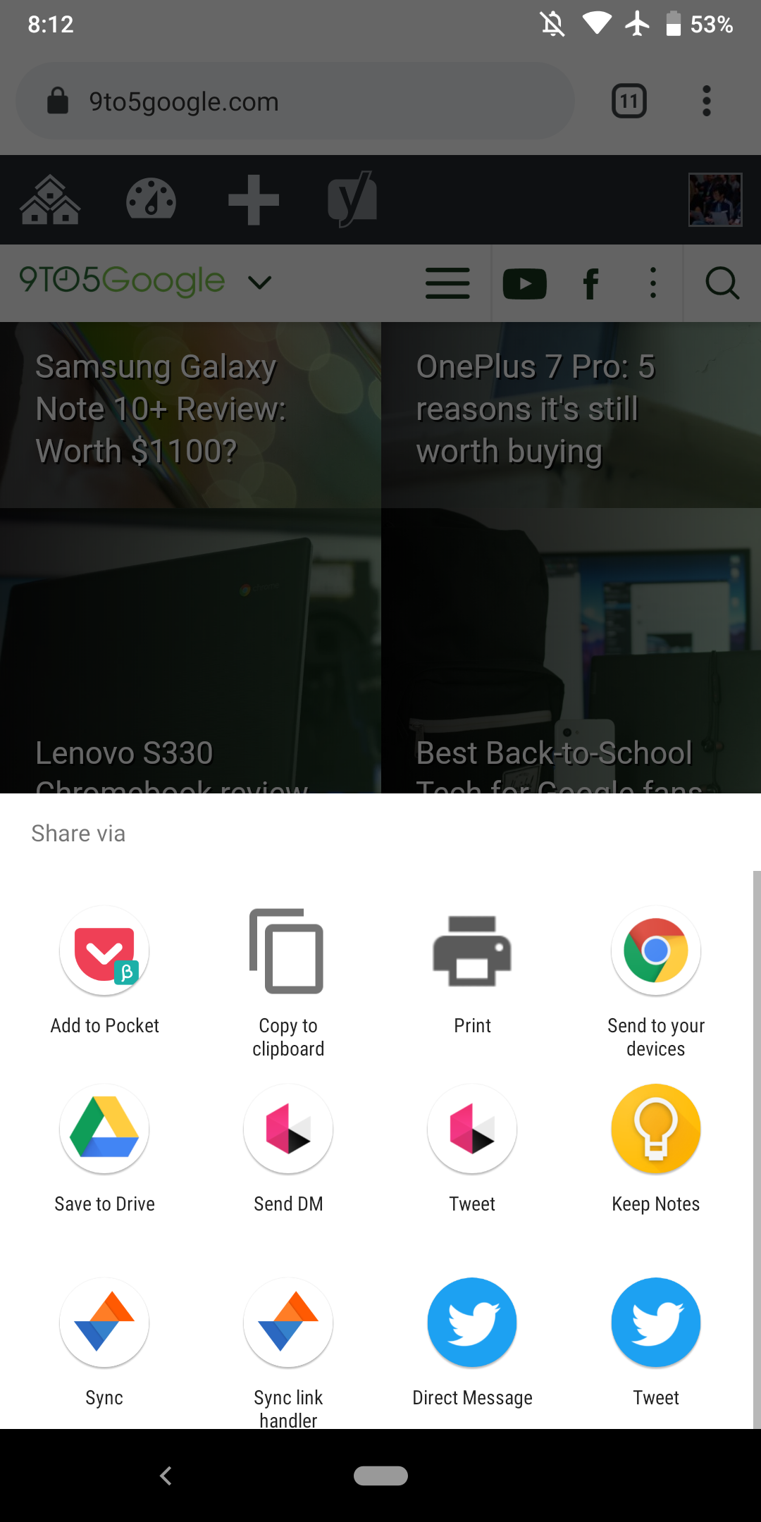 Chrome 77 for Android rolling out: New Downloads page, ‘Send this page ...