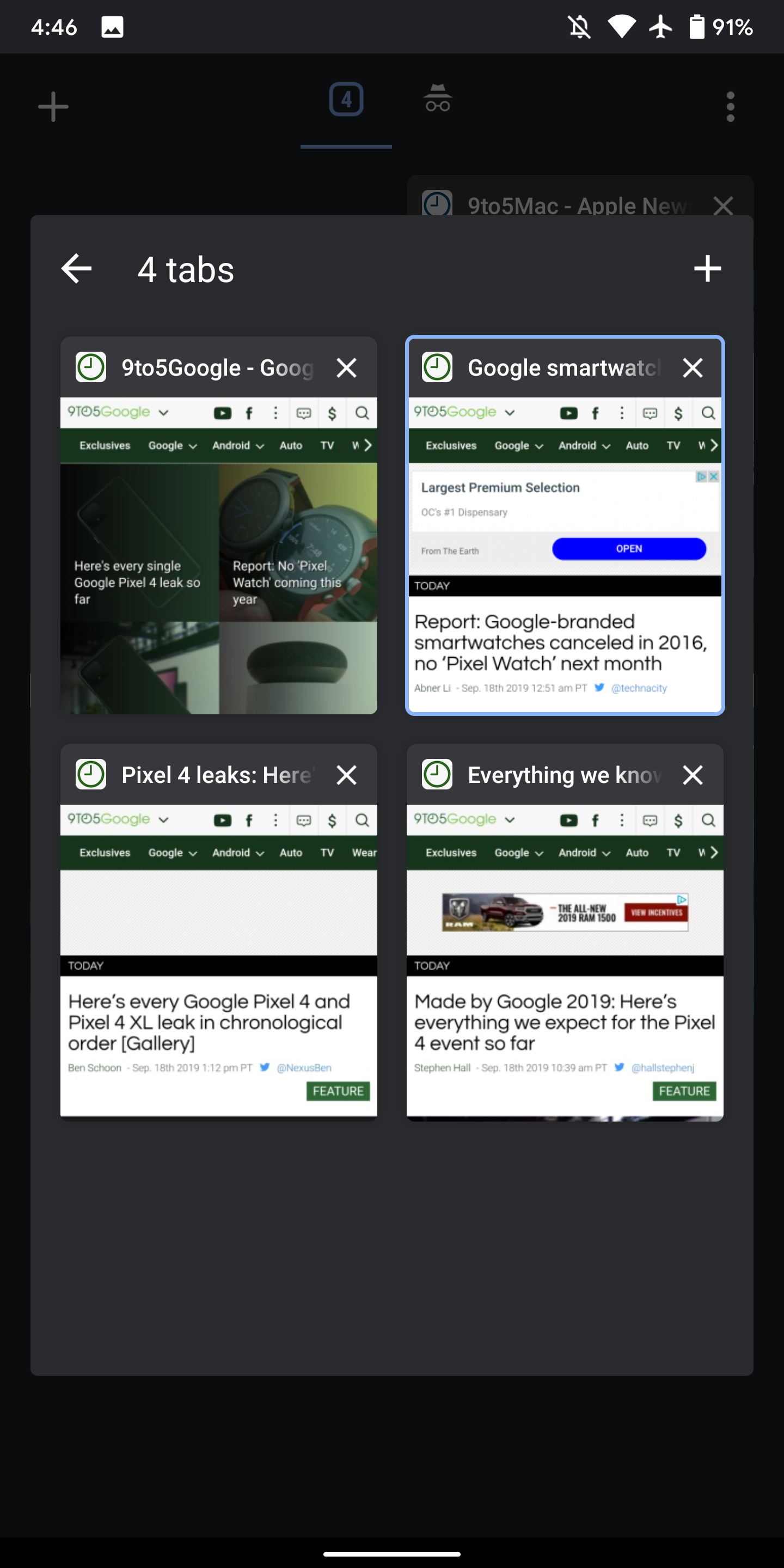 Chrome for Android officially getting grid layout and tab grouping ...