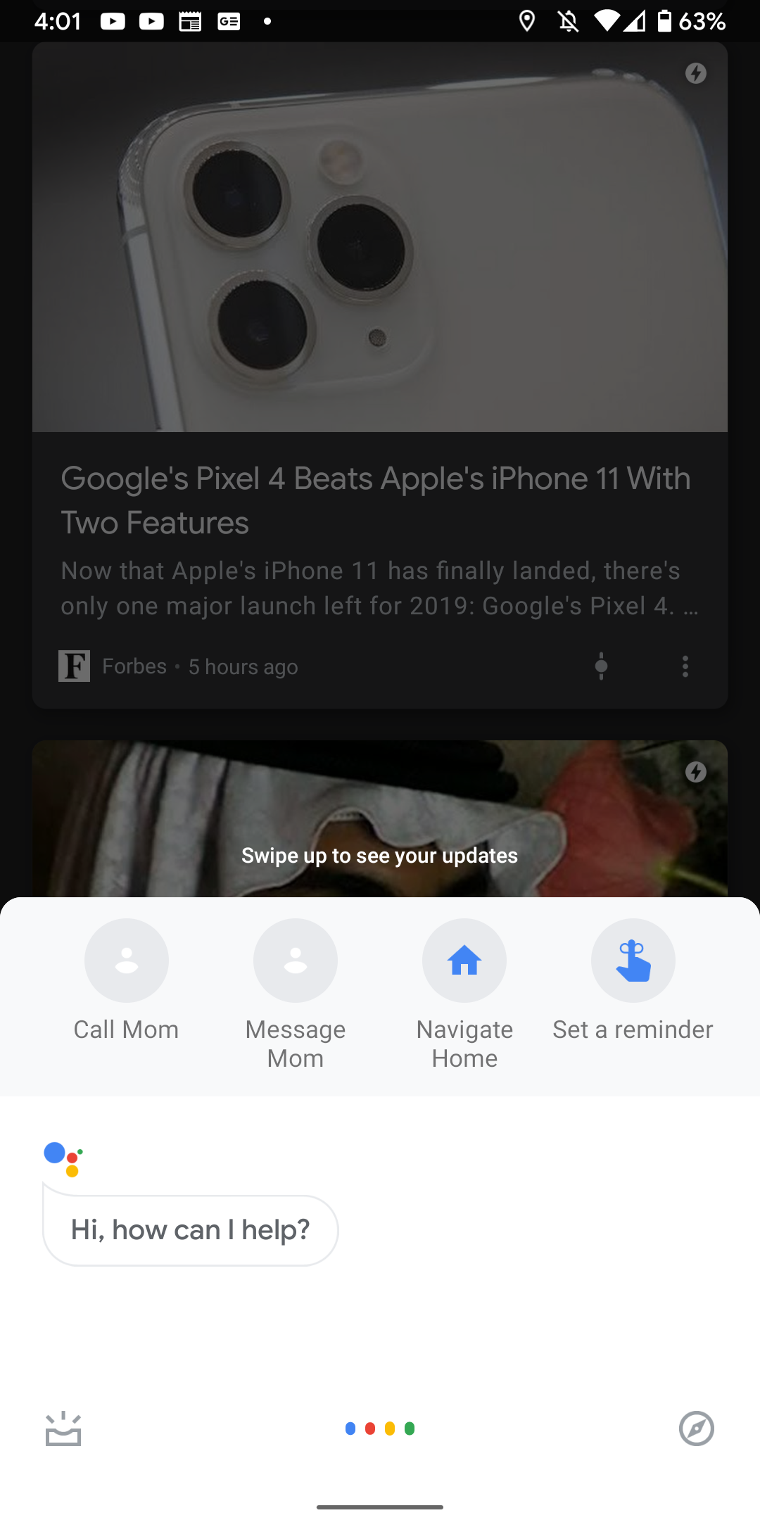 Google Assistant testing denser suggestions UI on Android - 9to5Google