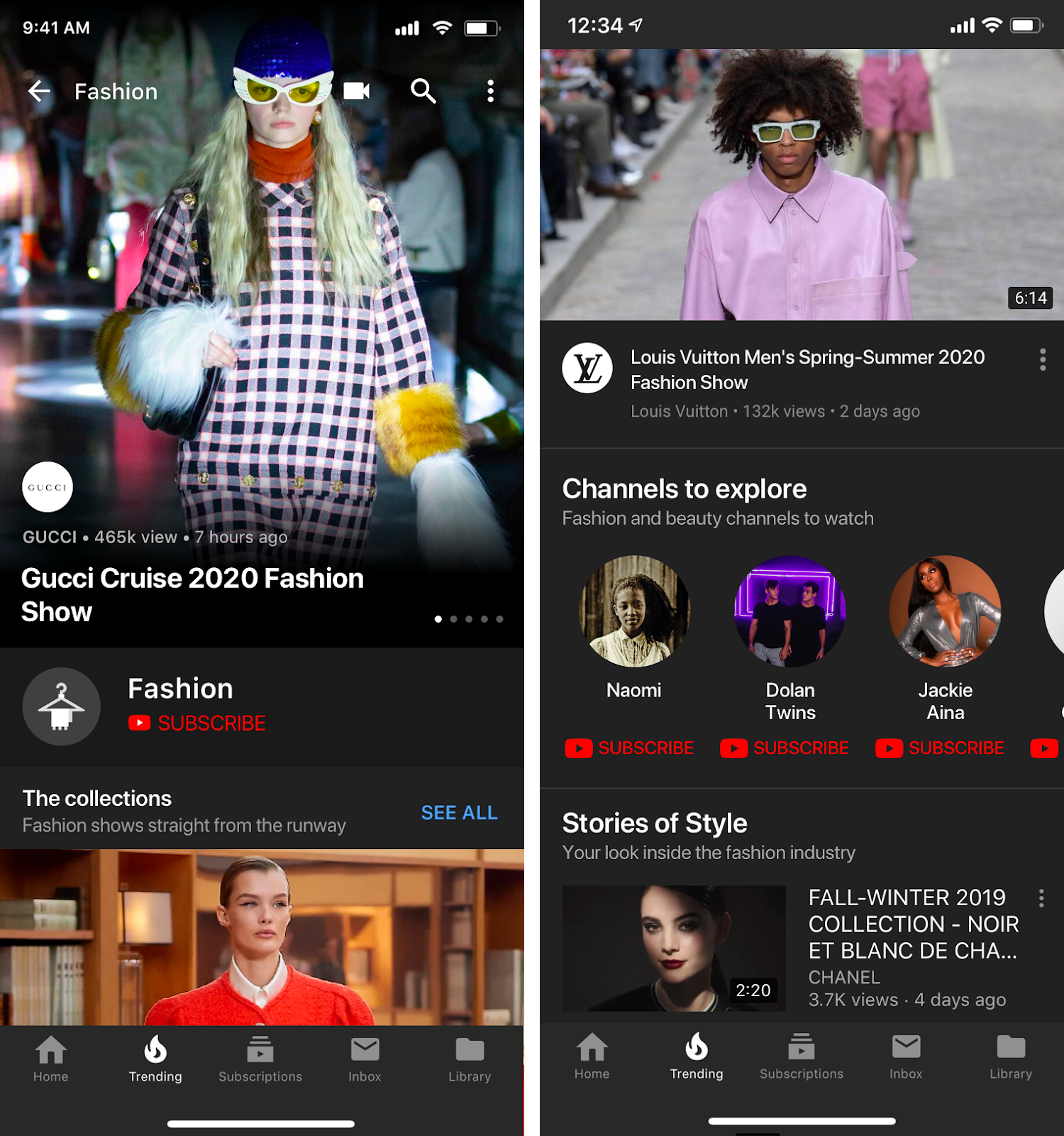 YouTube launches /Fashion page with curated videos - 9to5Google