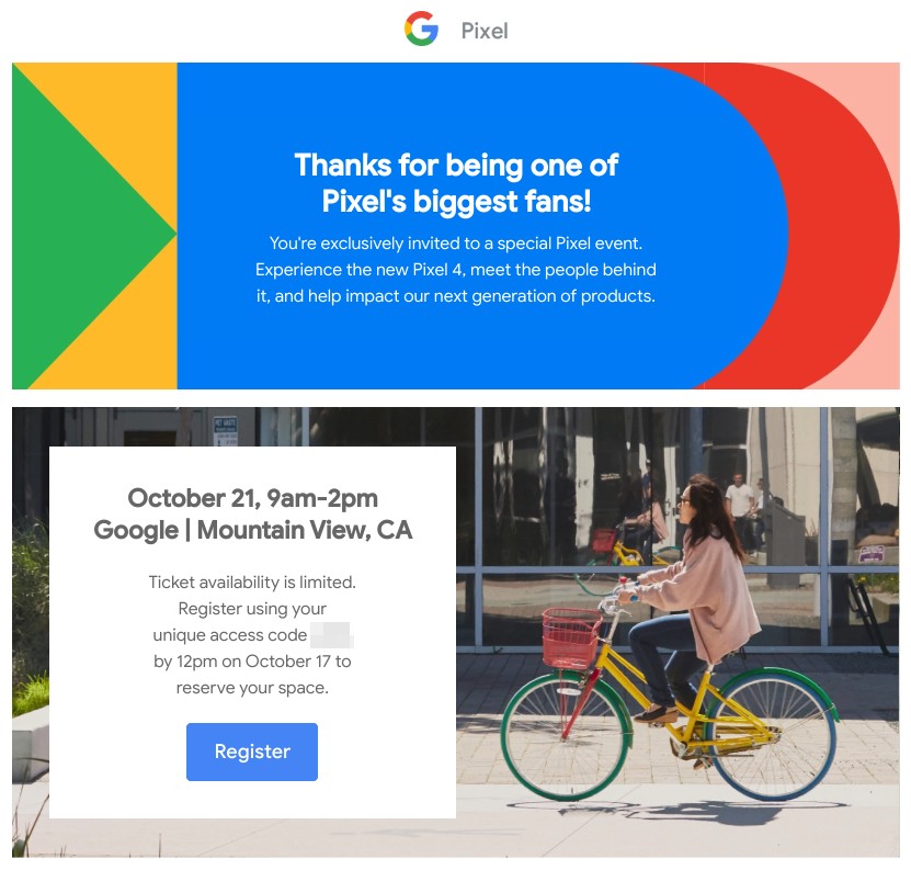 Google is hosting a 'special Pixel event' for their biggest fans ...