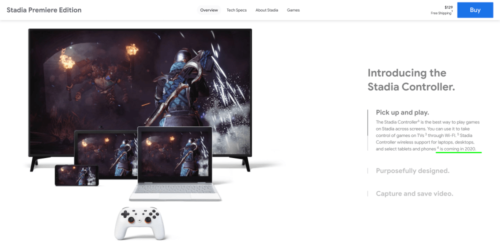 Wireless Stadia Controller for phones, desktops coming 2020 - 9to5Google