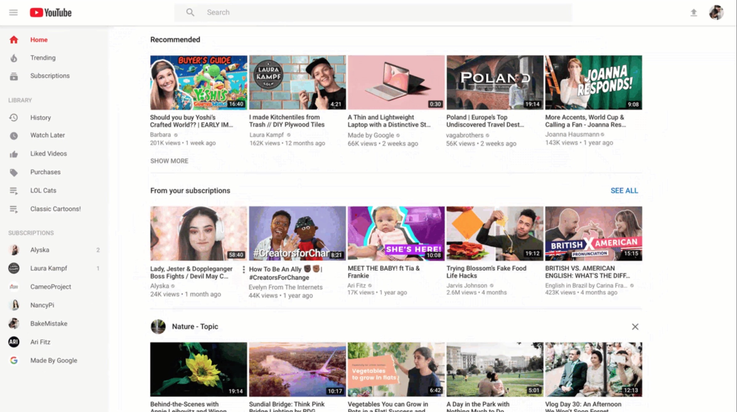 YouTube unveils homepage redesign for desktop web, tablets - 9to5Google