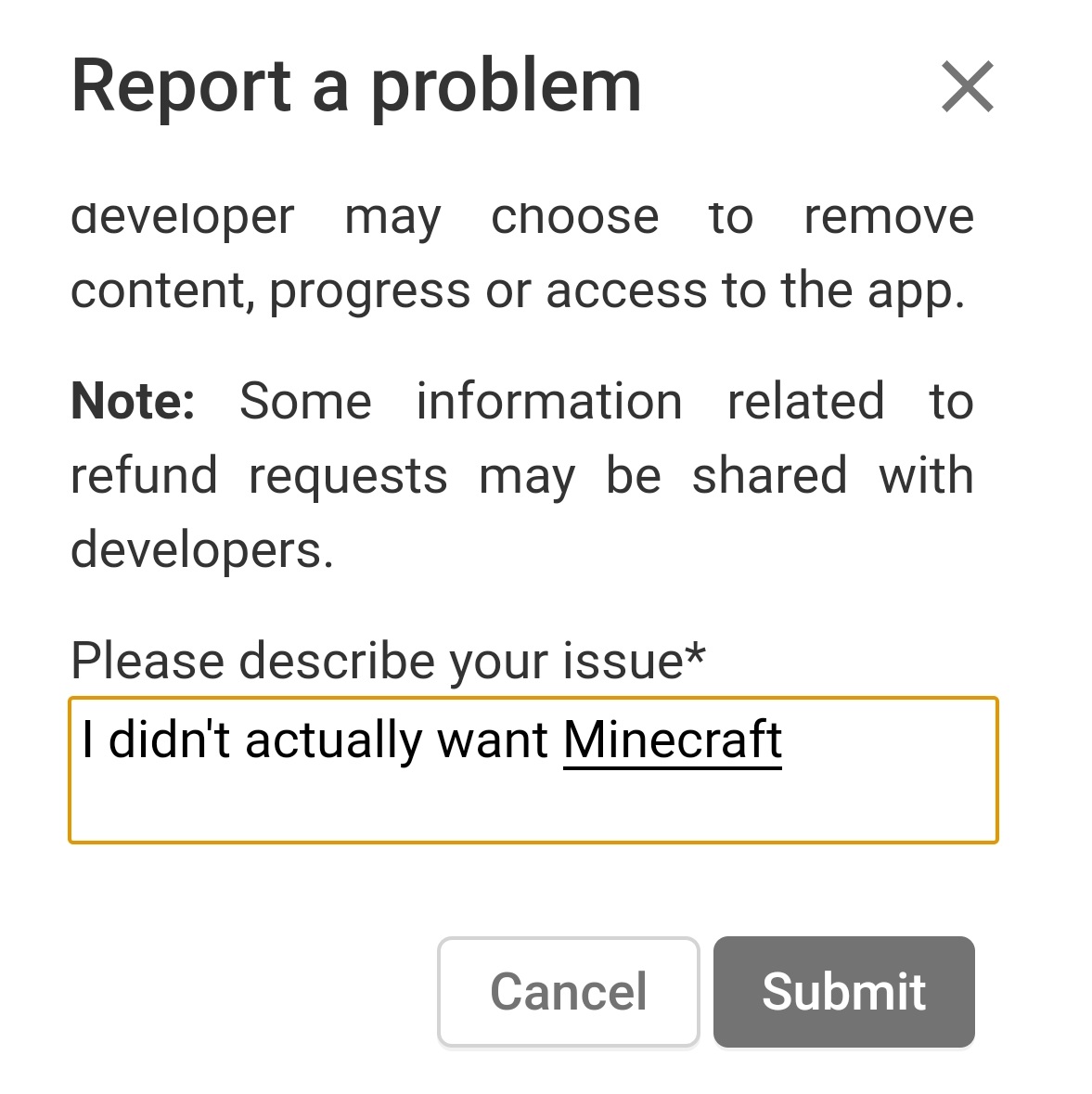 How to get a refund on Google Play Store