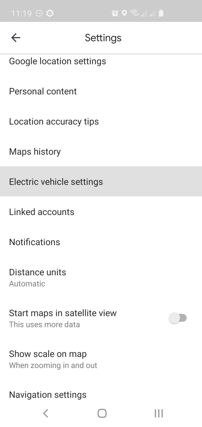 Google Maps can search for electric car charging stations by plug ...