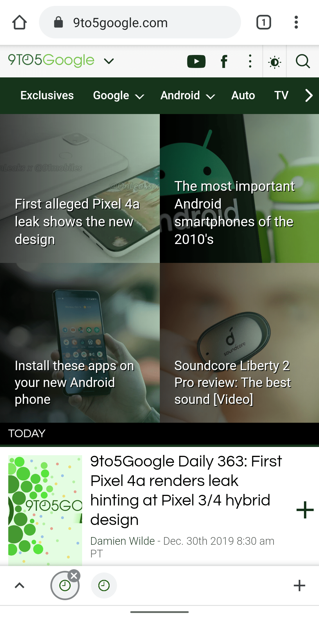 Chrome for Android tests new Tab Groups UI for Duet - 9to5Google