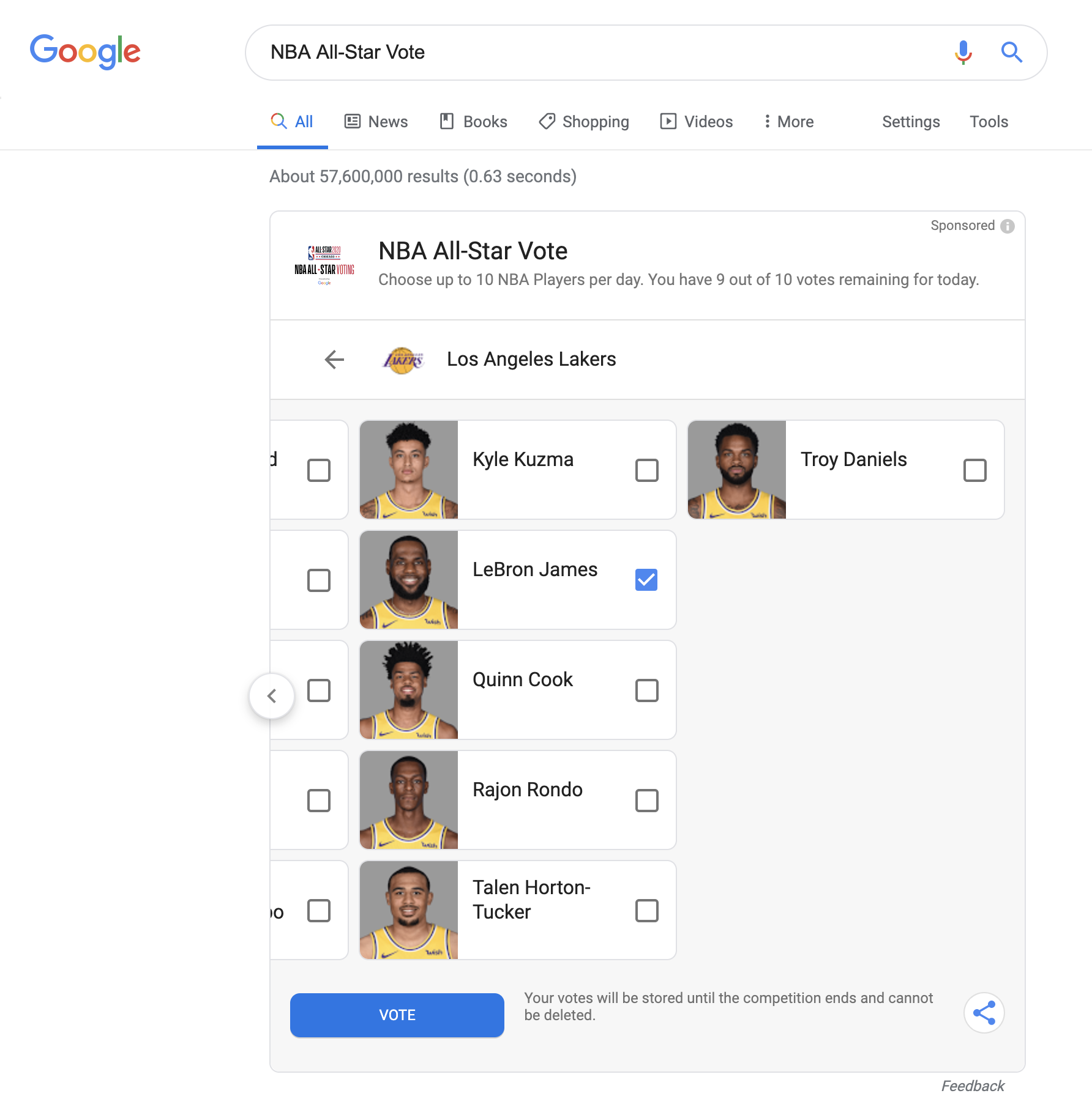 NBA All-Star Voting is again exclusive to Google for 2020 - 9to5Google
