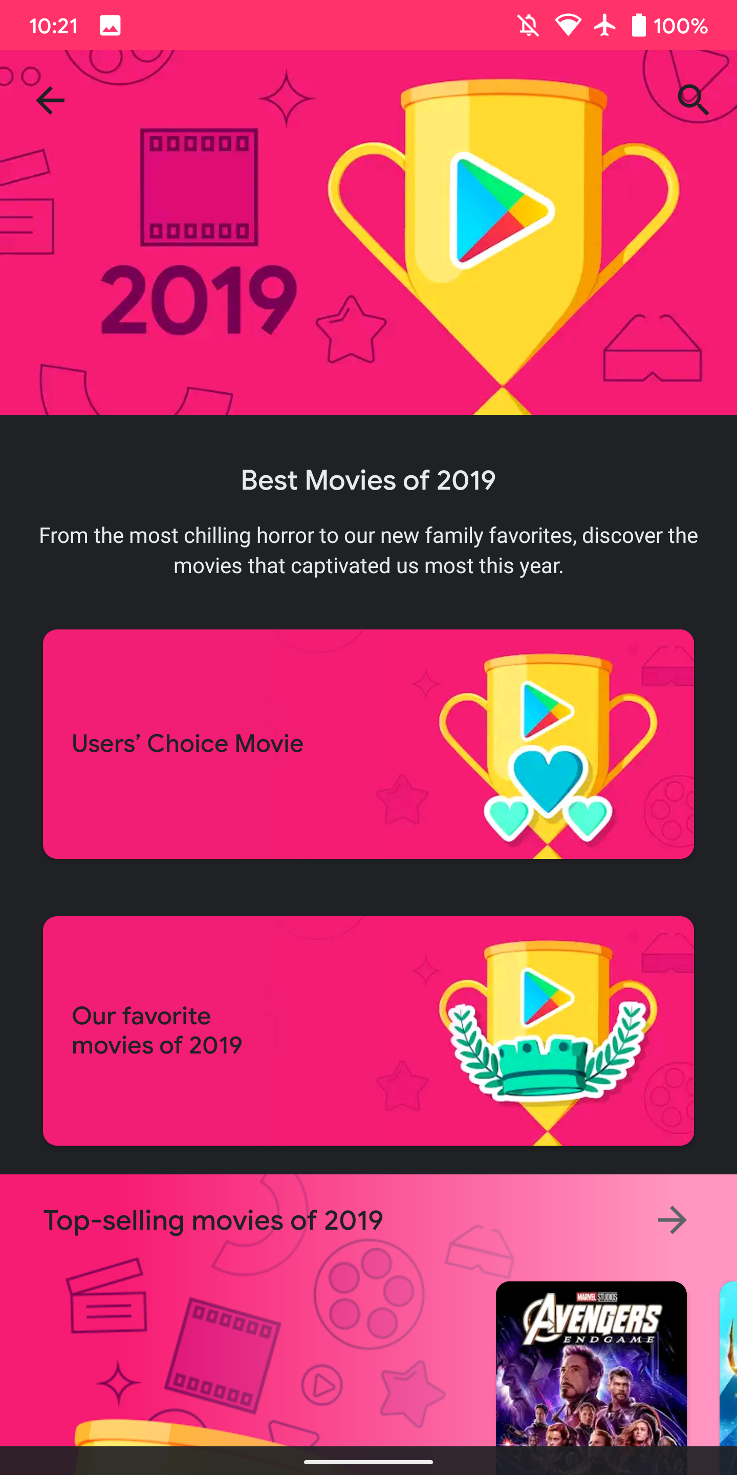 Google Play reveals best apps, games, and movies of 2019