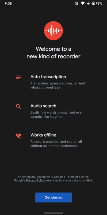 Latest Google Recorder compatible with older Pixels - 9to5Google