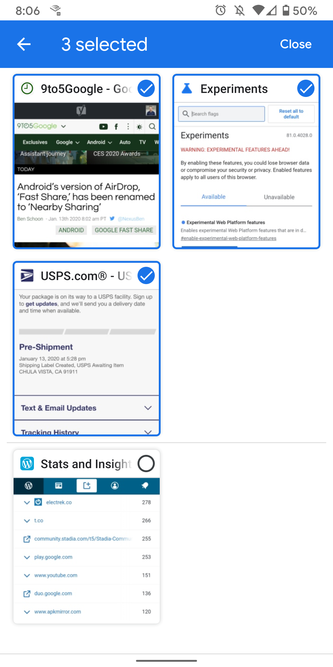 Chrome for Android tests recommending tabs to close - 9to5Google