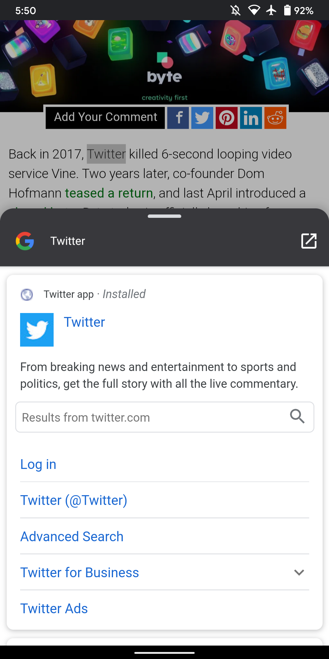 Chrome Tap to Search picks up Material Theme tweaks - 9to5Google