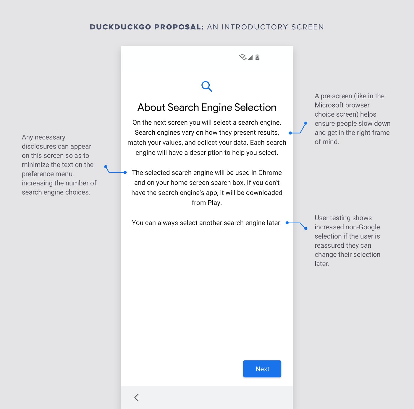 DuckDuckGo proposes a new Android search choice design - 9to5Google