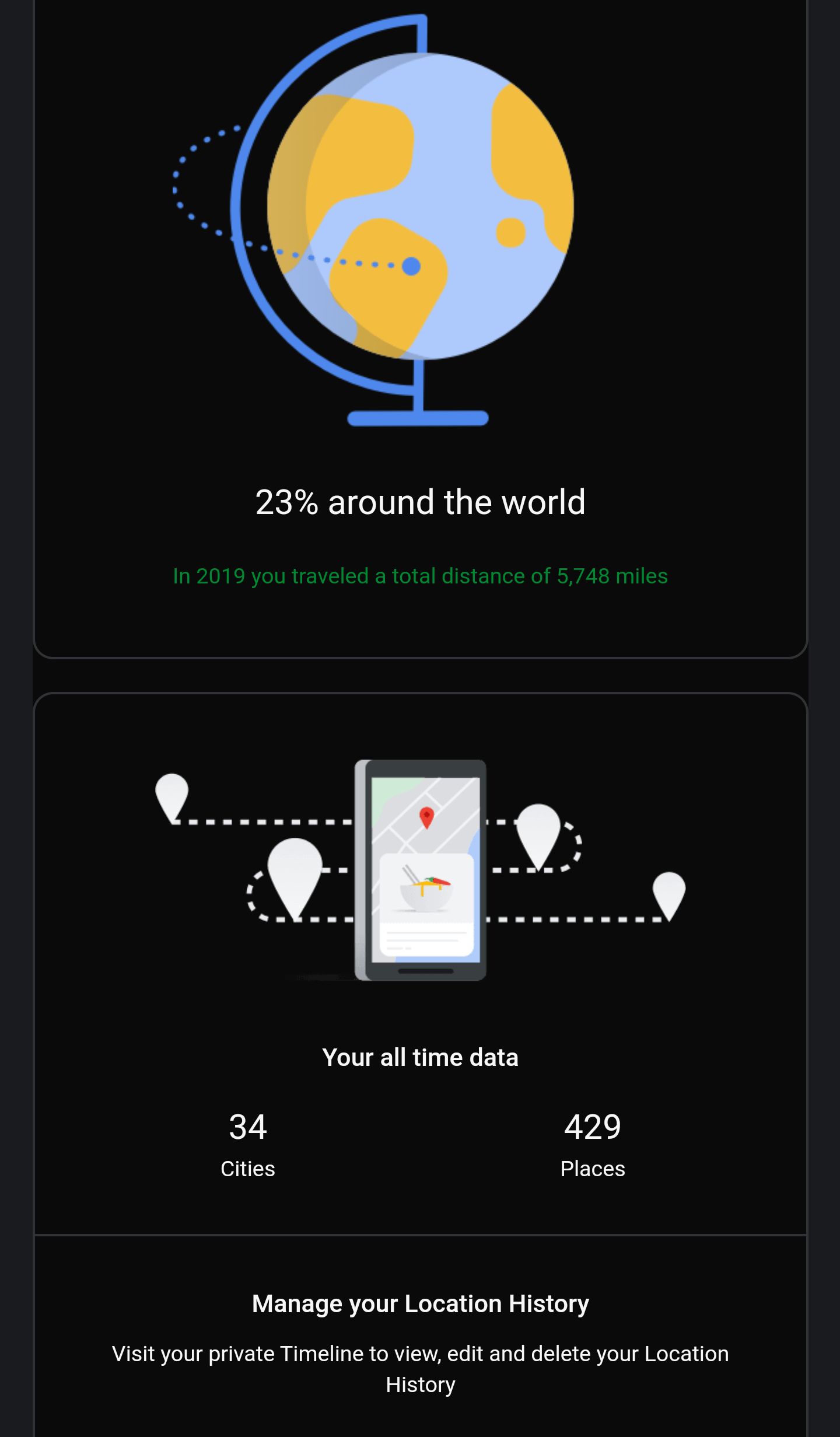 Google sending out 2019 Maps Timeline recap - 9to5Google