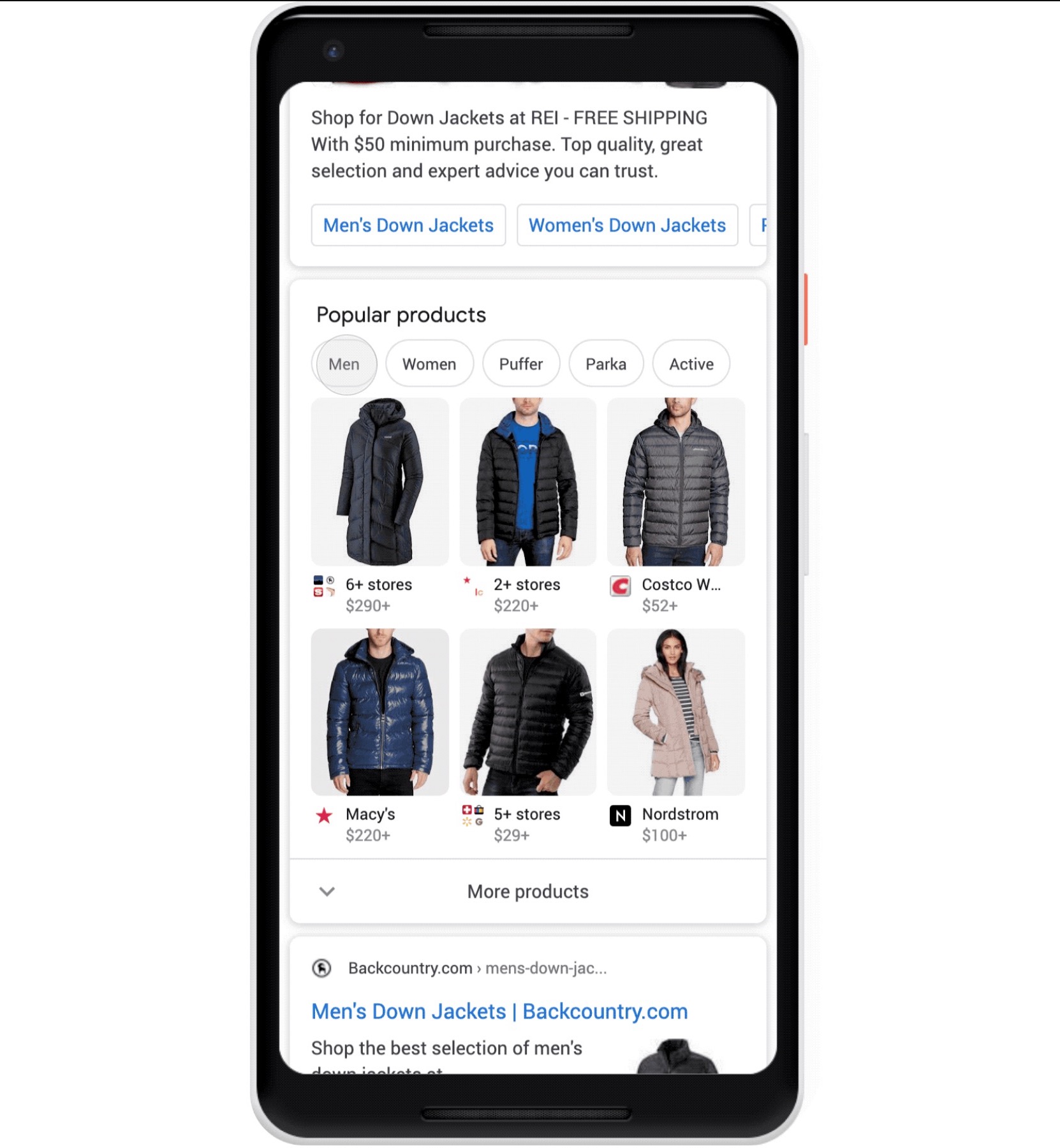 Google Search brings together 'Popular products' from stores - 9to5Google