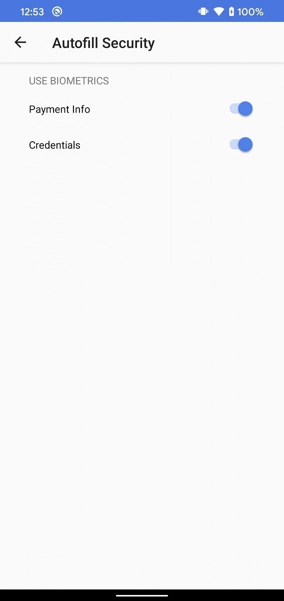 Google Autofill testing biometric support on Android - 9to5Google