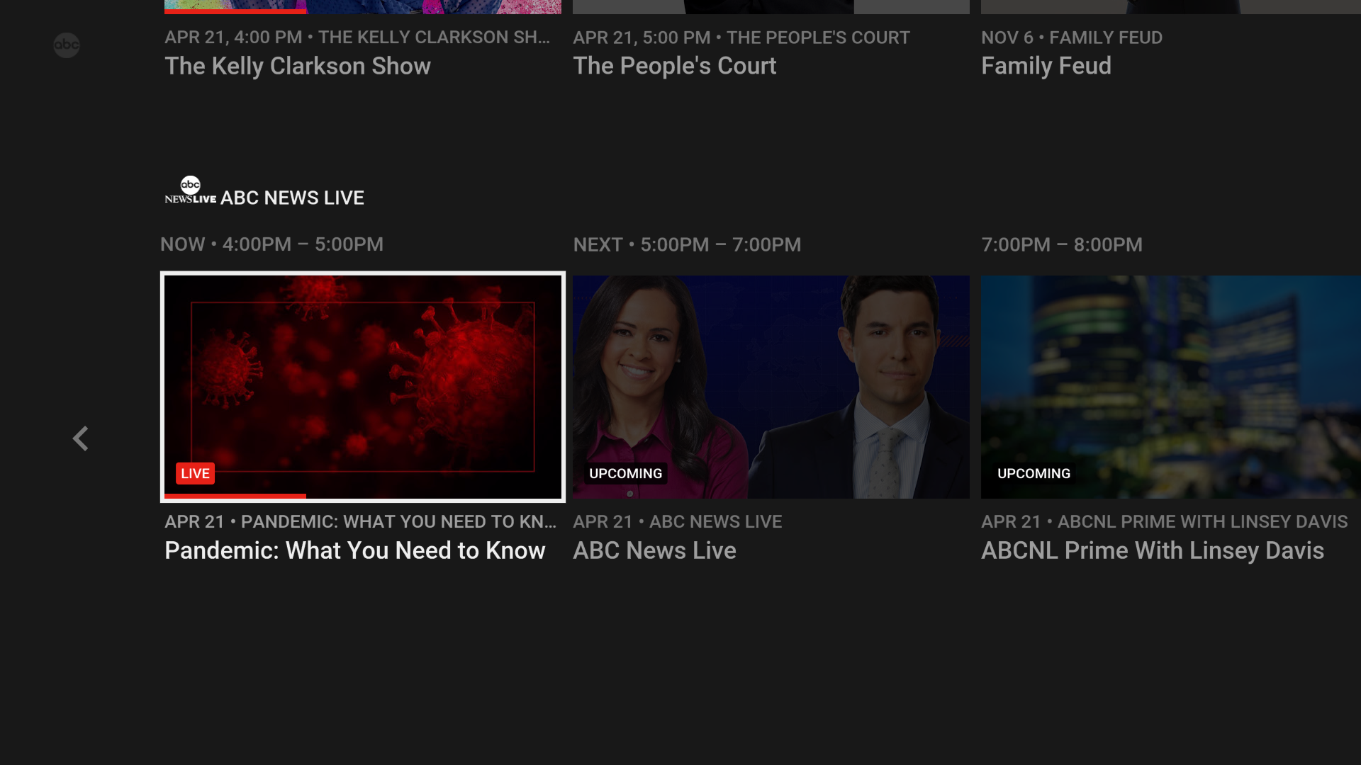 YouTube TV adds ABC News Live channel - 9to5Google