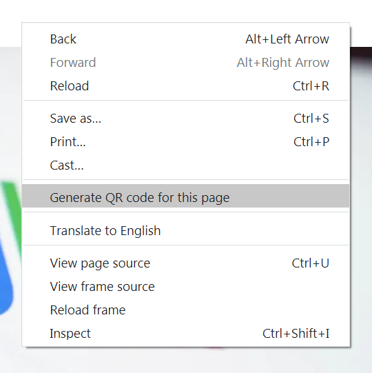 Google Chrome Canary gains QR code sharing w/ dino cameo