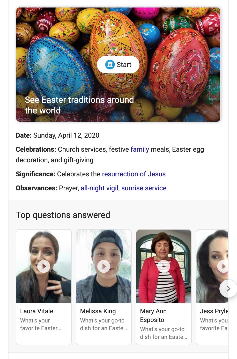 Google Search gains actual Easter eggs to mark Easter