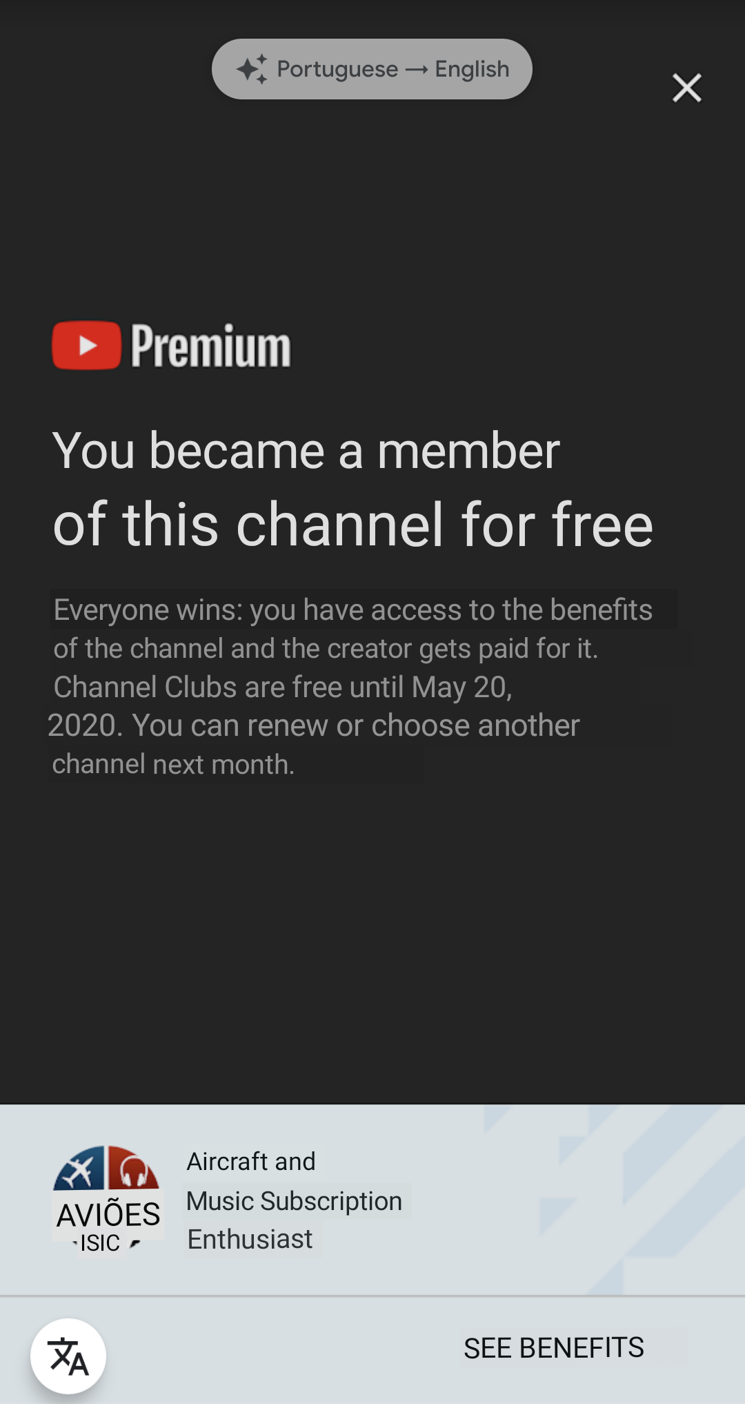 YouTube Premium subscribers get free channel membership - 9to5Google