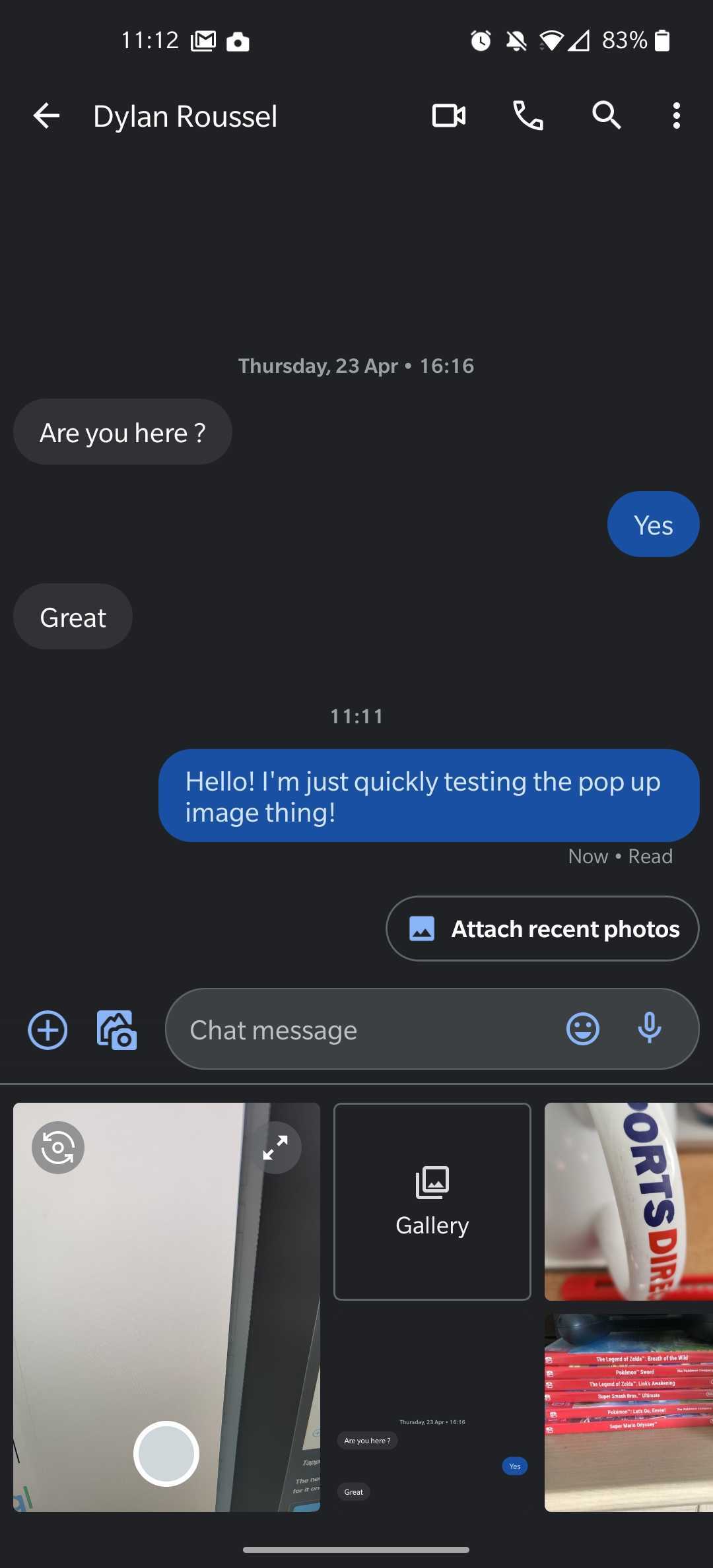 Google Messages gains quick 'attach recent photos' pop-up - 9to5Google