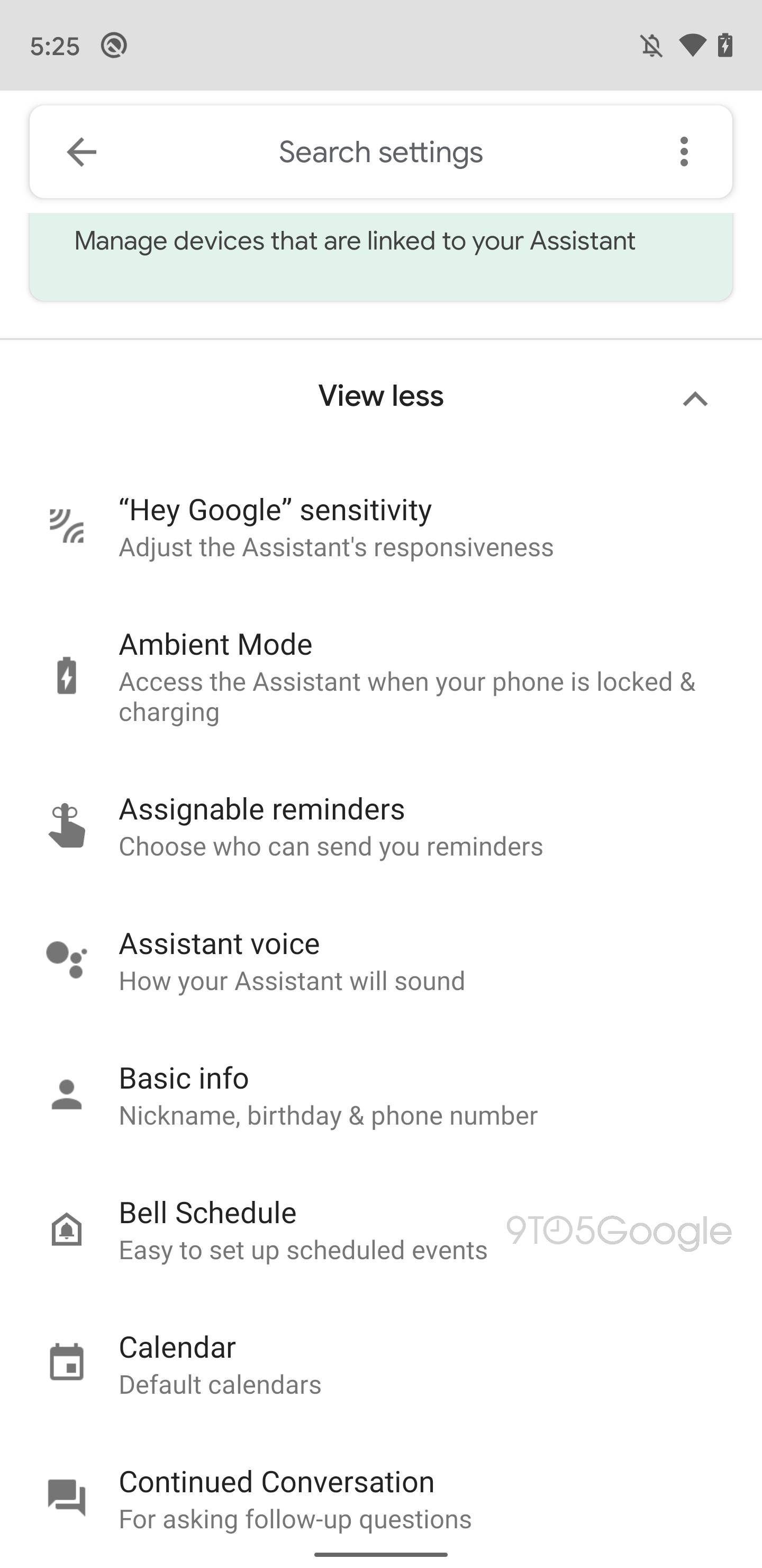 Google Assistant preps 'Bell Schedule' for 'scheduled events' - 9to5Google