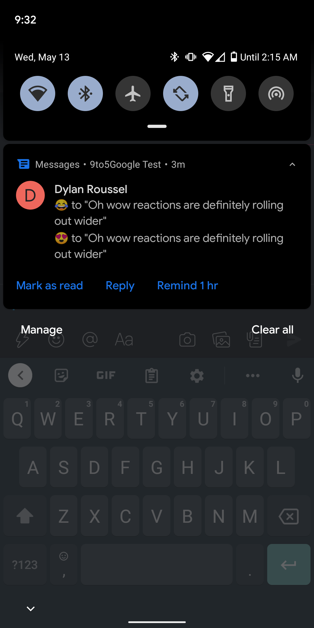 Google Messages tests iMessage-like reactions for RCS - 9to5Google