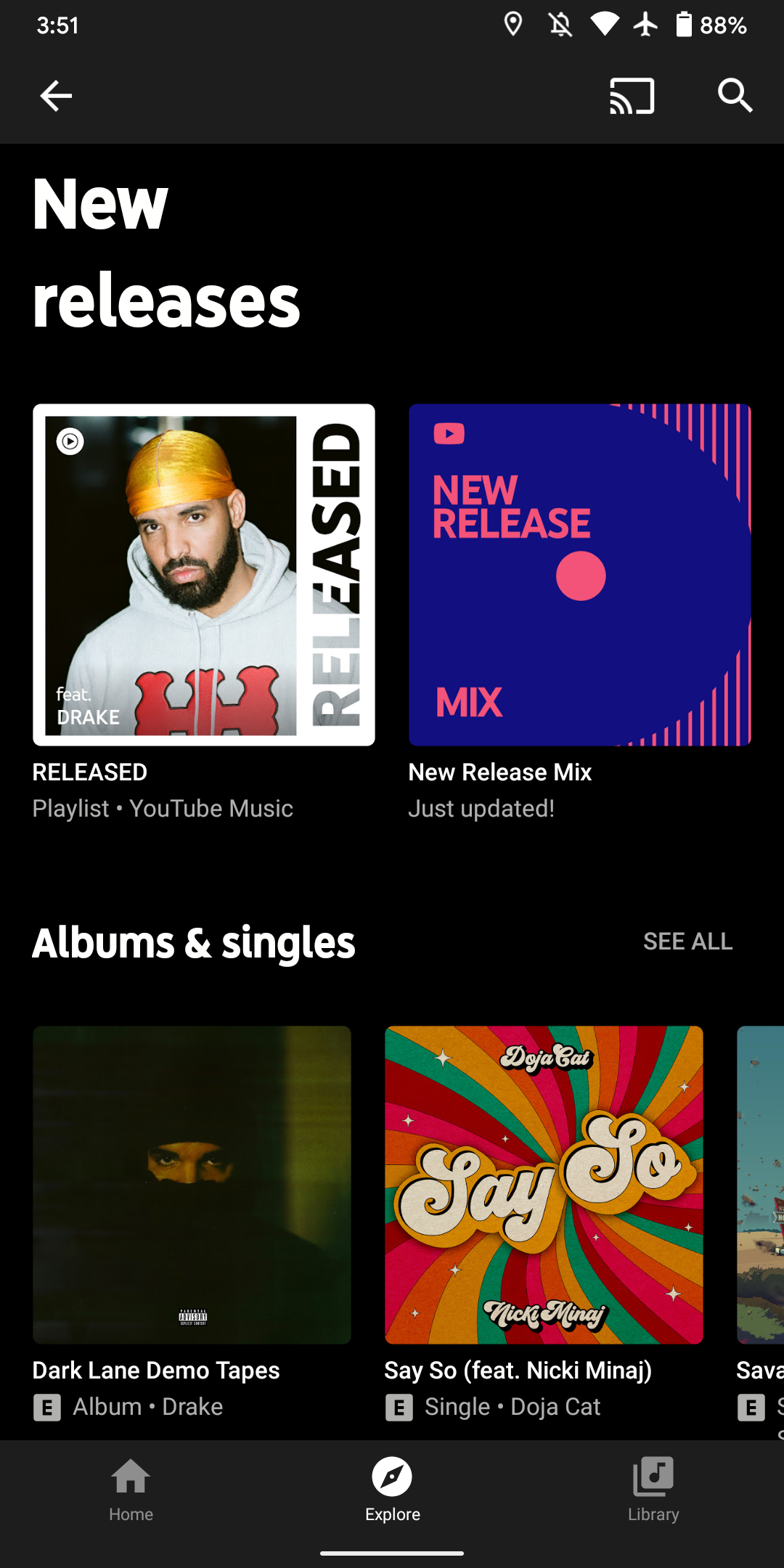 YouTube Music rolls out Now Playing redesign, Explore tab - 9to5Google