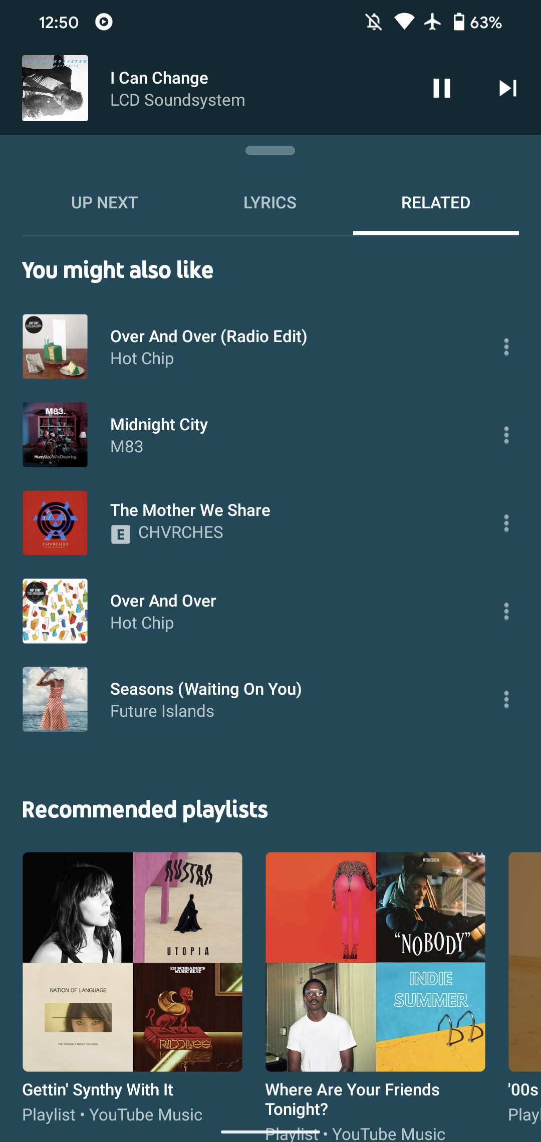 YouTube Music's Now Playing UI adds powerful 'Related' tab - 9to5Google